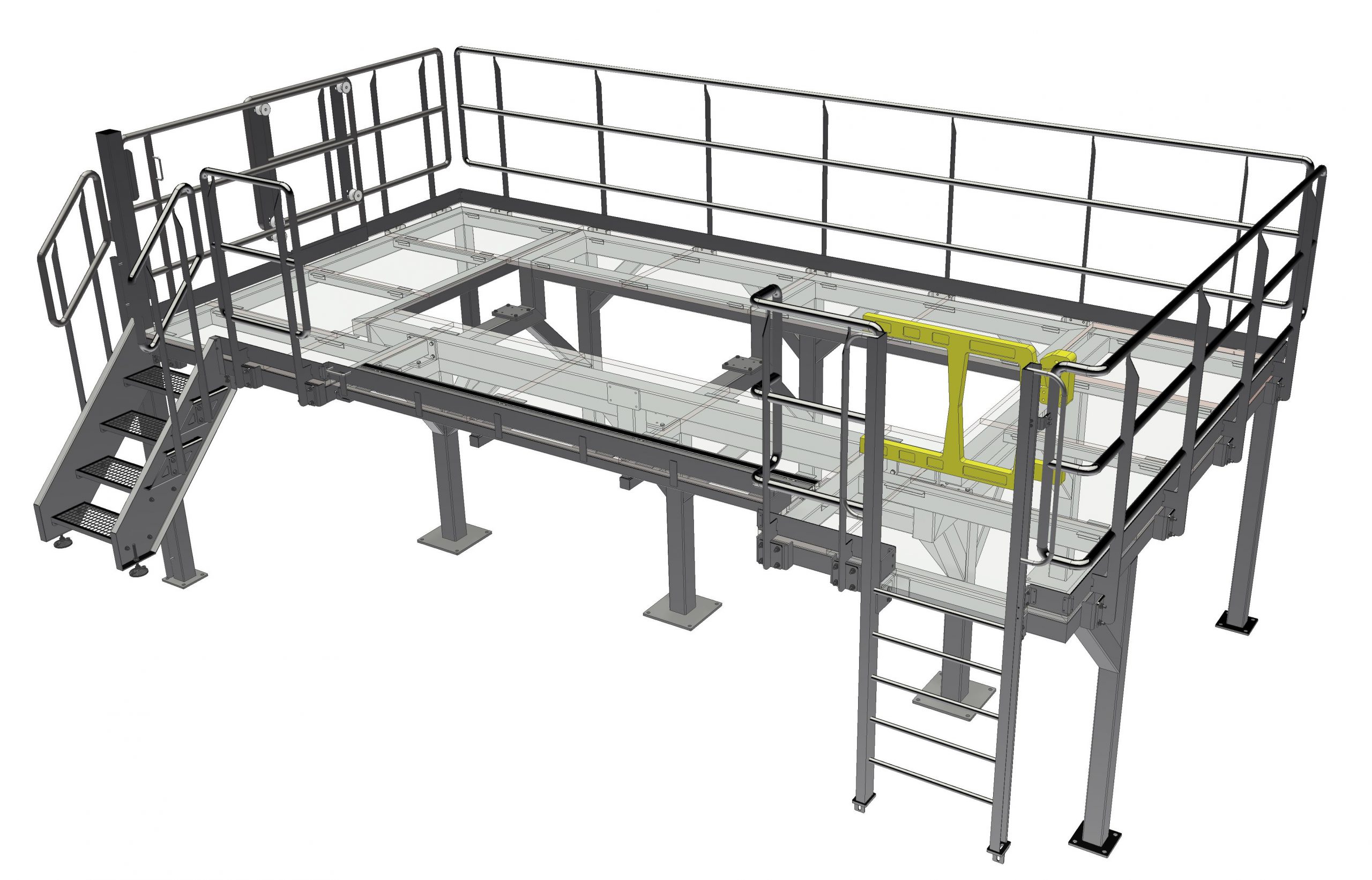 Elevated Steel Platform